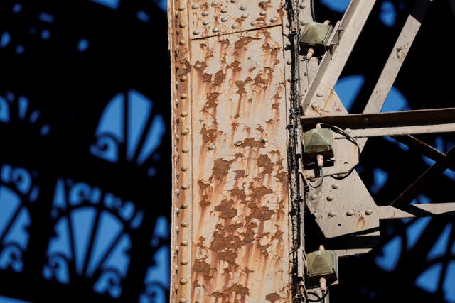 Eiffel Tower is riddled with rust and in urgent need of repair | The ...