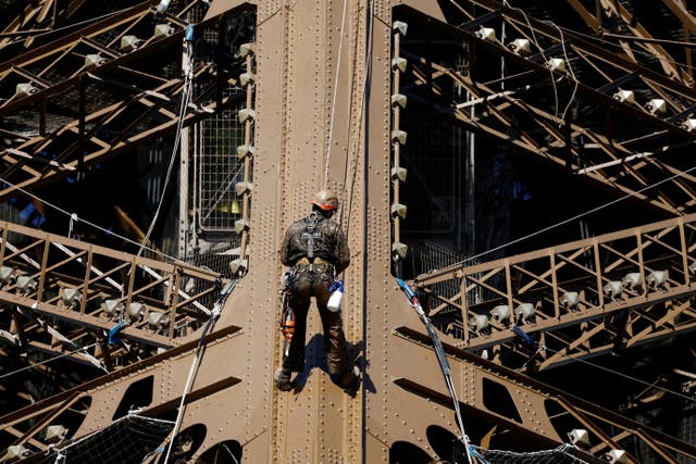 Eiffel Tower is riddled with rust and in urgent need of repair | The ...