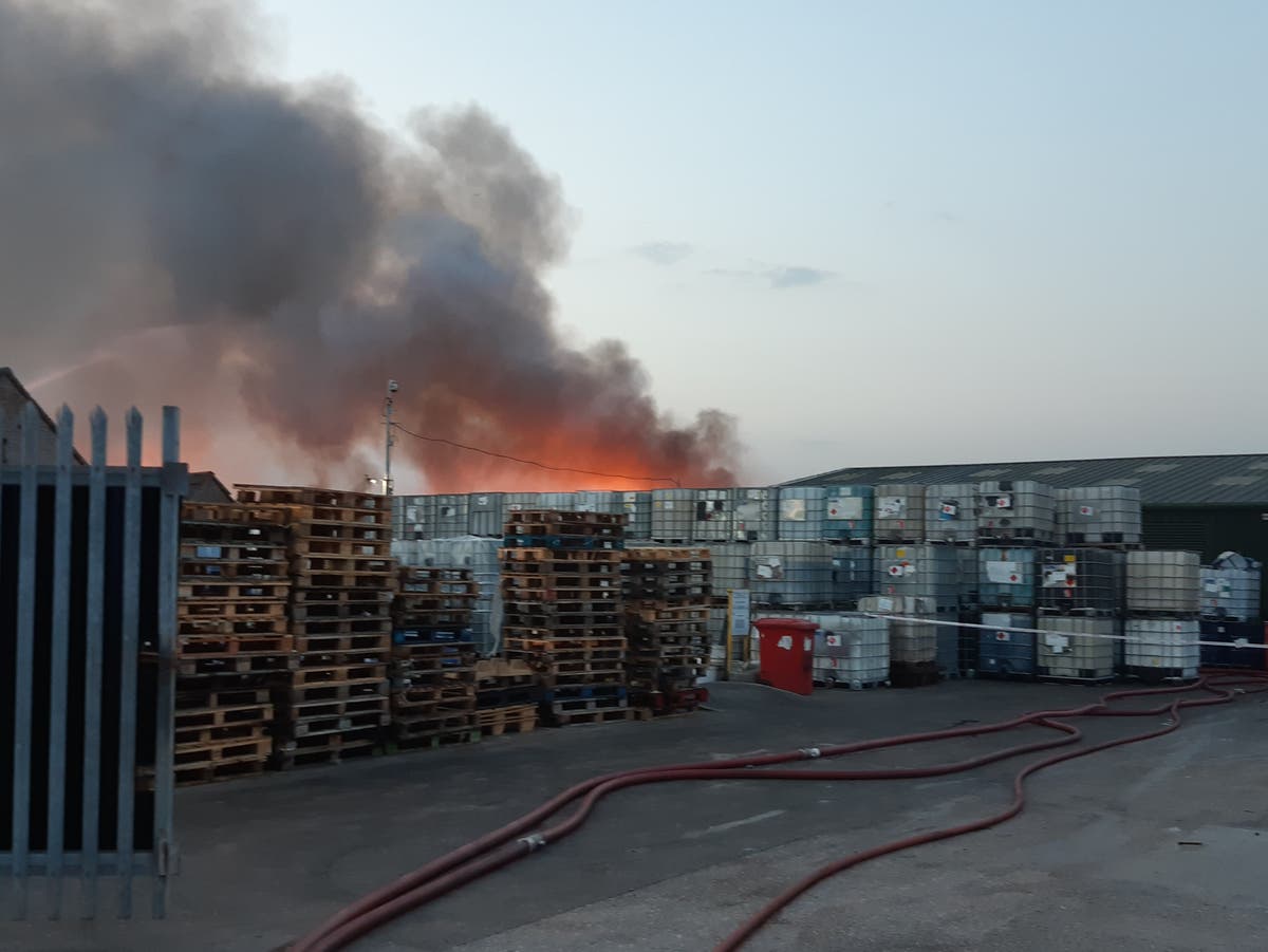 Fire breaks out at chemical plant in Cheshire | The Independent