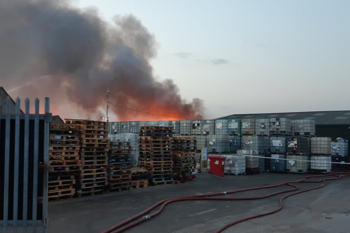 Fire breaks out at chemical plant in Cheshire | The Independent