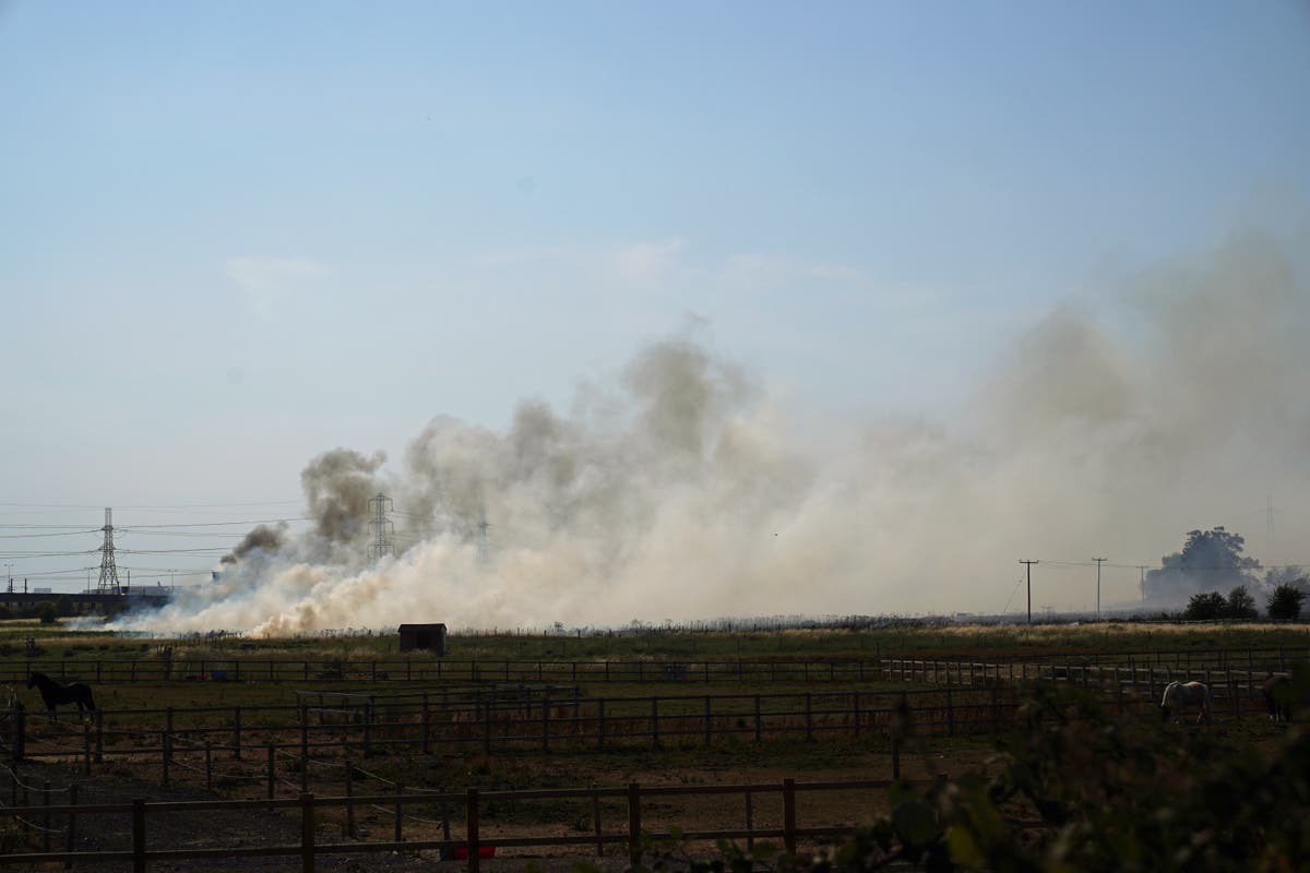 London Fire Brigade declares major incident amid ‘huge surge’ in blazes ...