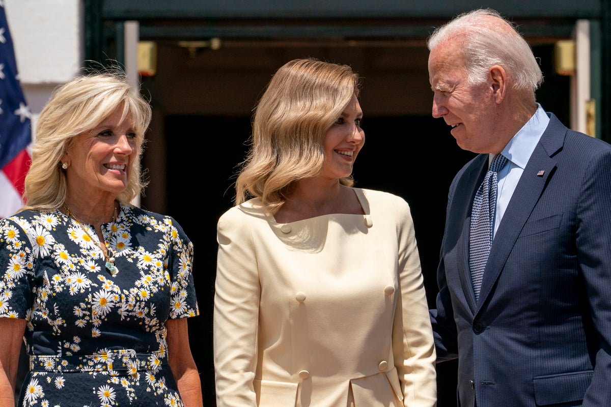 Showing war's toll, Ukraine first lady appeals for more arms | The ...