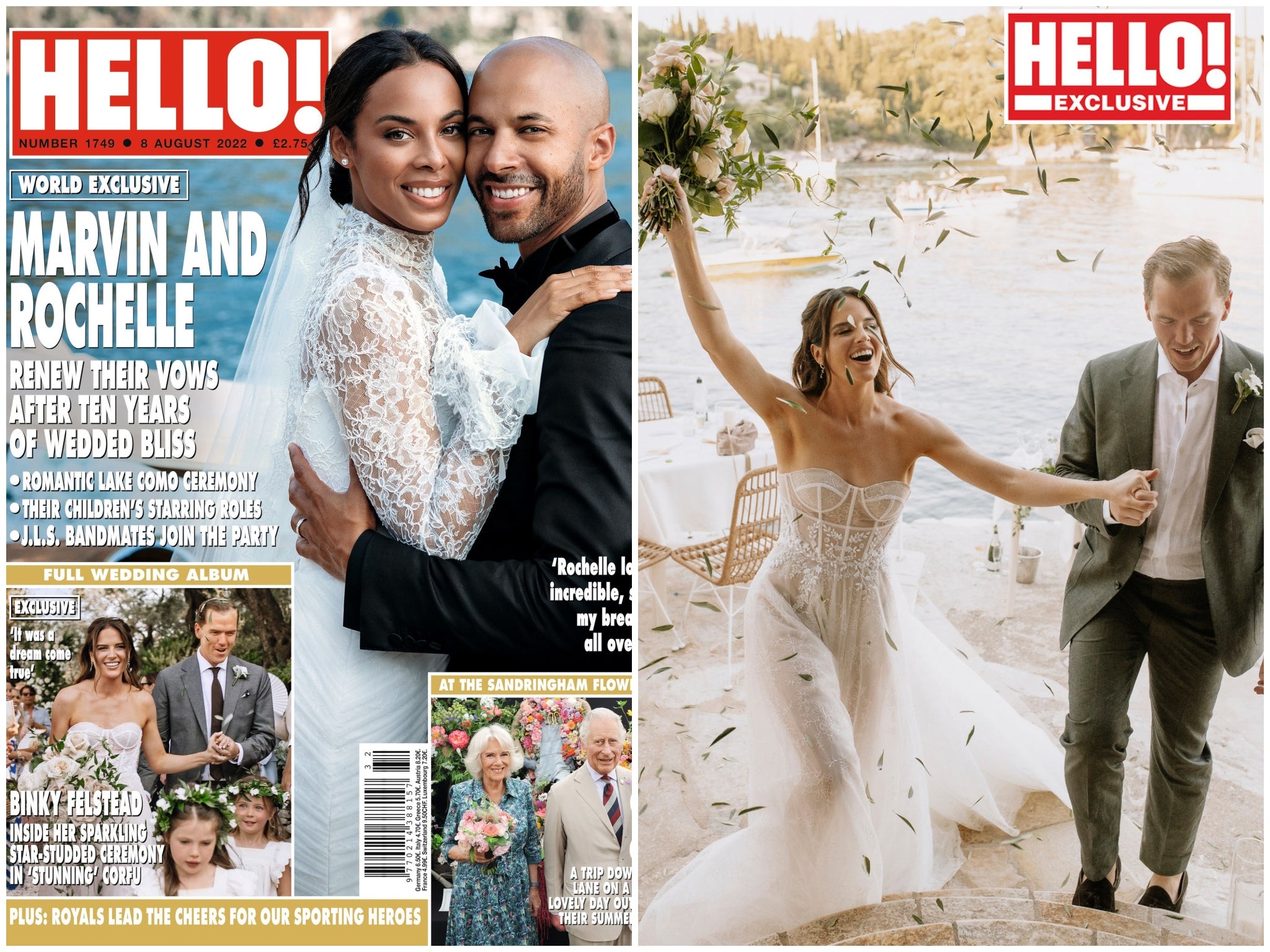 Binky Felstead and Max Darnton get married in Corfu | The Independent