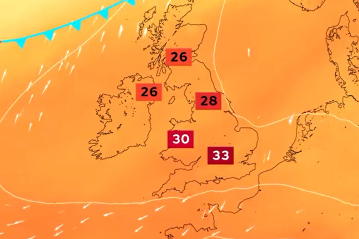 UK weather: Met Office issues four-day warning for extreme heat | The ...