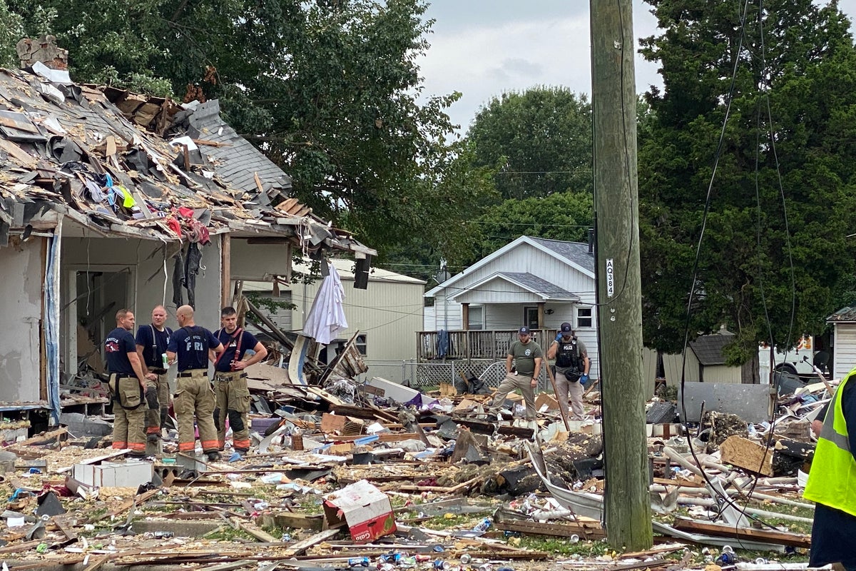 Dramatic video captures Indiana house explosion that killed three and ...