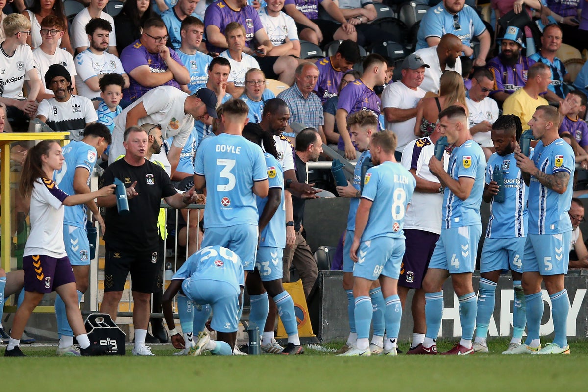 Premier League and EFL to allow water breaks amid UK heatwave | The ...