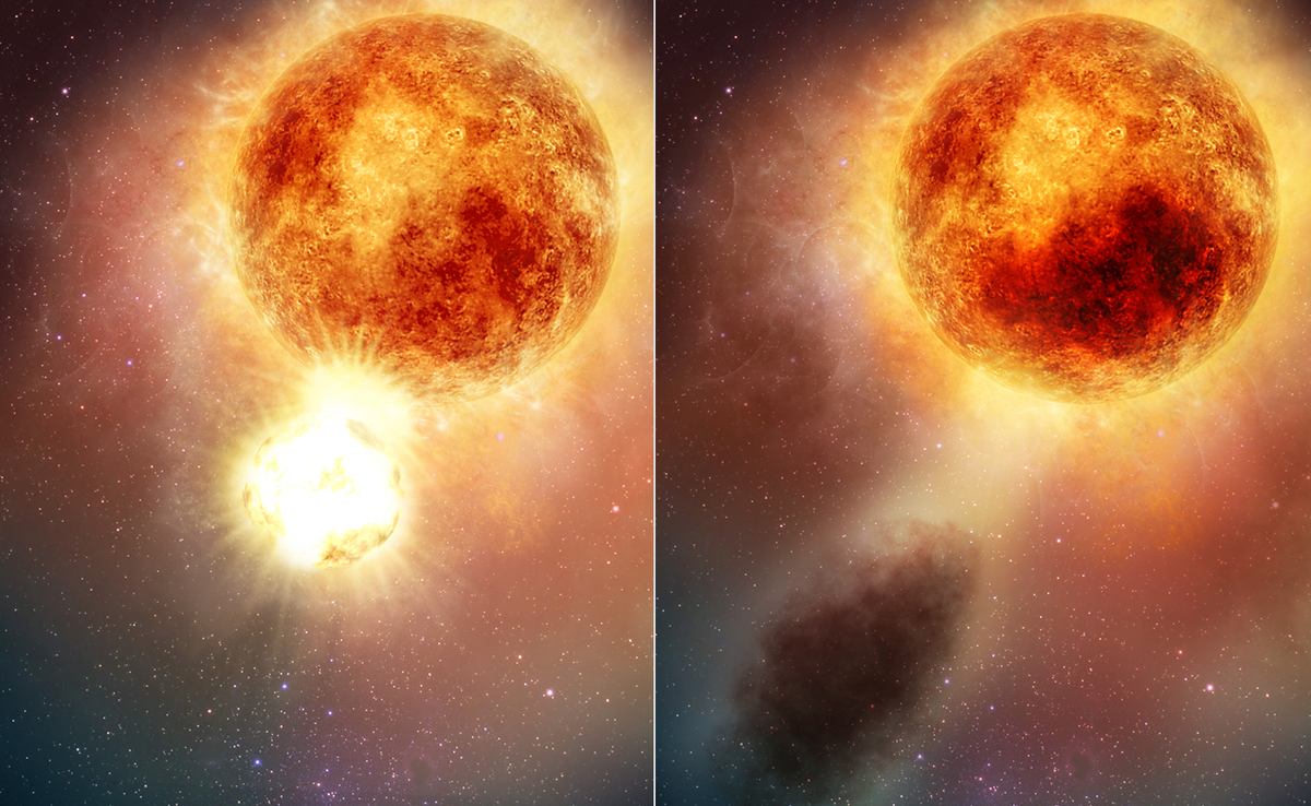 Bizarre explosion tears through ‘Betelgeuse’ star leaving scientists ...