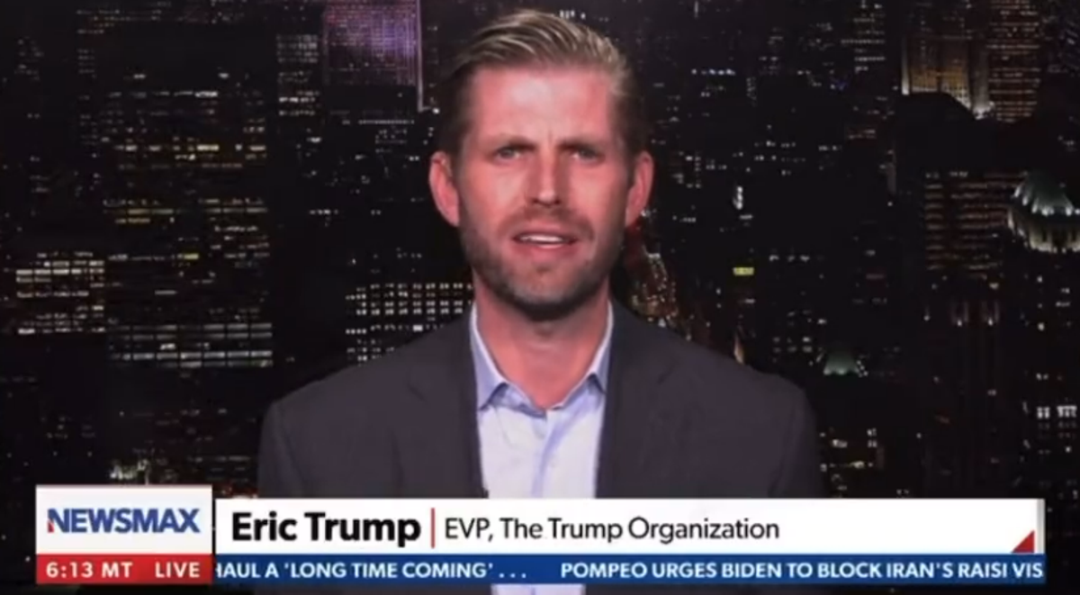 Eric Trump repeats false claim that his father was first US president ...