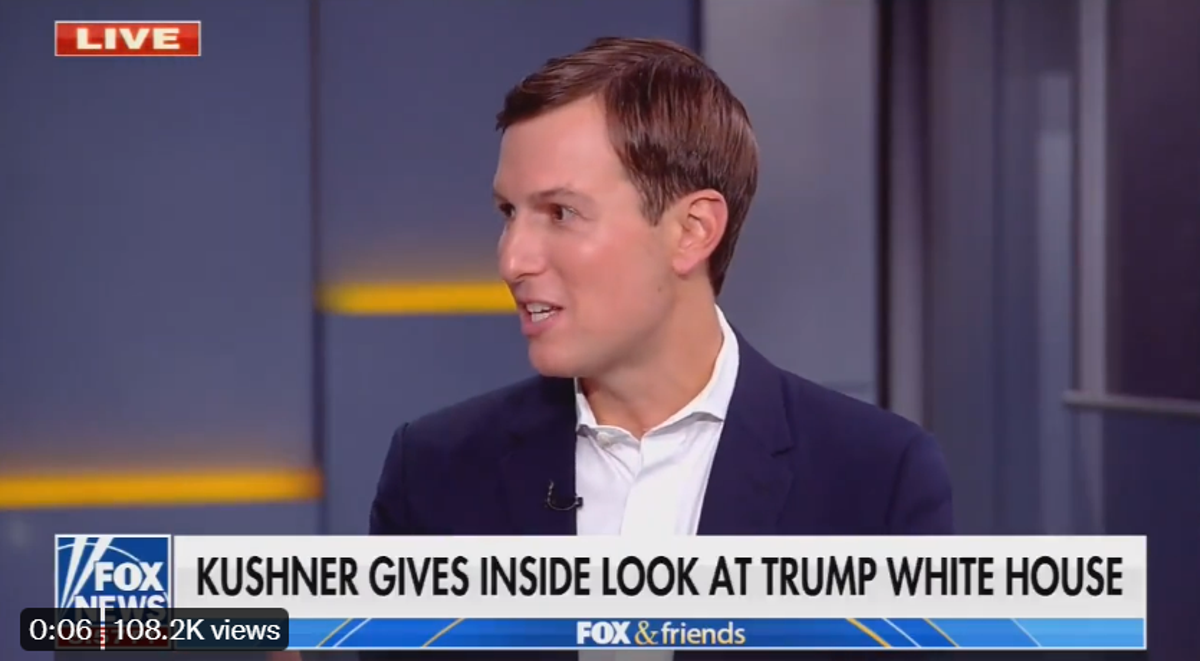Jared Kushner mistakenly says ‘before I came into office’ during Fox ...