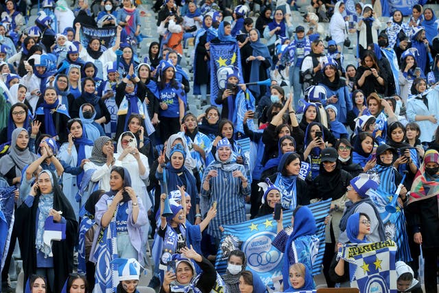 Iran authorities allow women to watch first football league match in ...