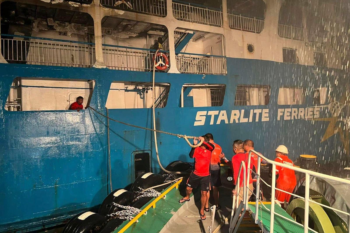 Philippines: All 85 people from burned ferry safely rescued | The ...