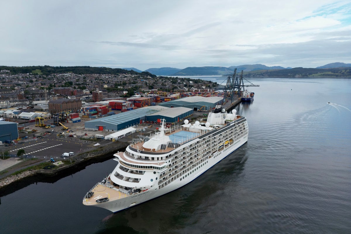 World’s ‘largest private residential ship’ docks at Scottish port | The ...