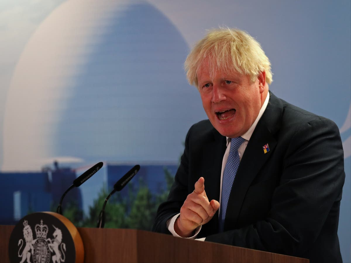 Boris Johnson confirms £700m of state backing for new nuclear reactor ...