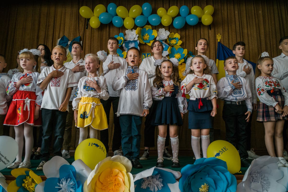 A first day of school after summer in Ukraine – during a time of war ...