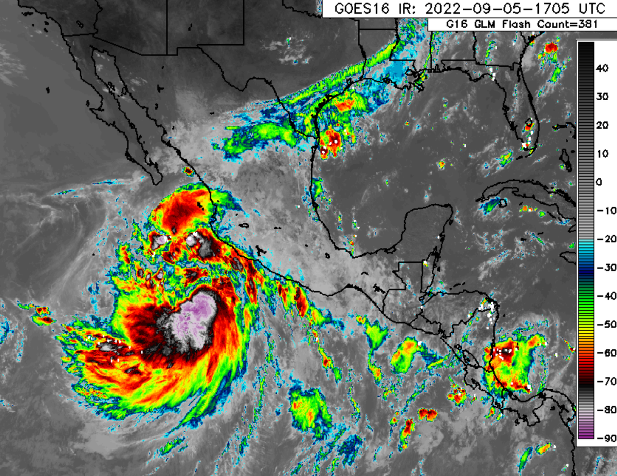 Kay: Estas son las zonas que afectará el huracán en su paso por México ...