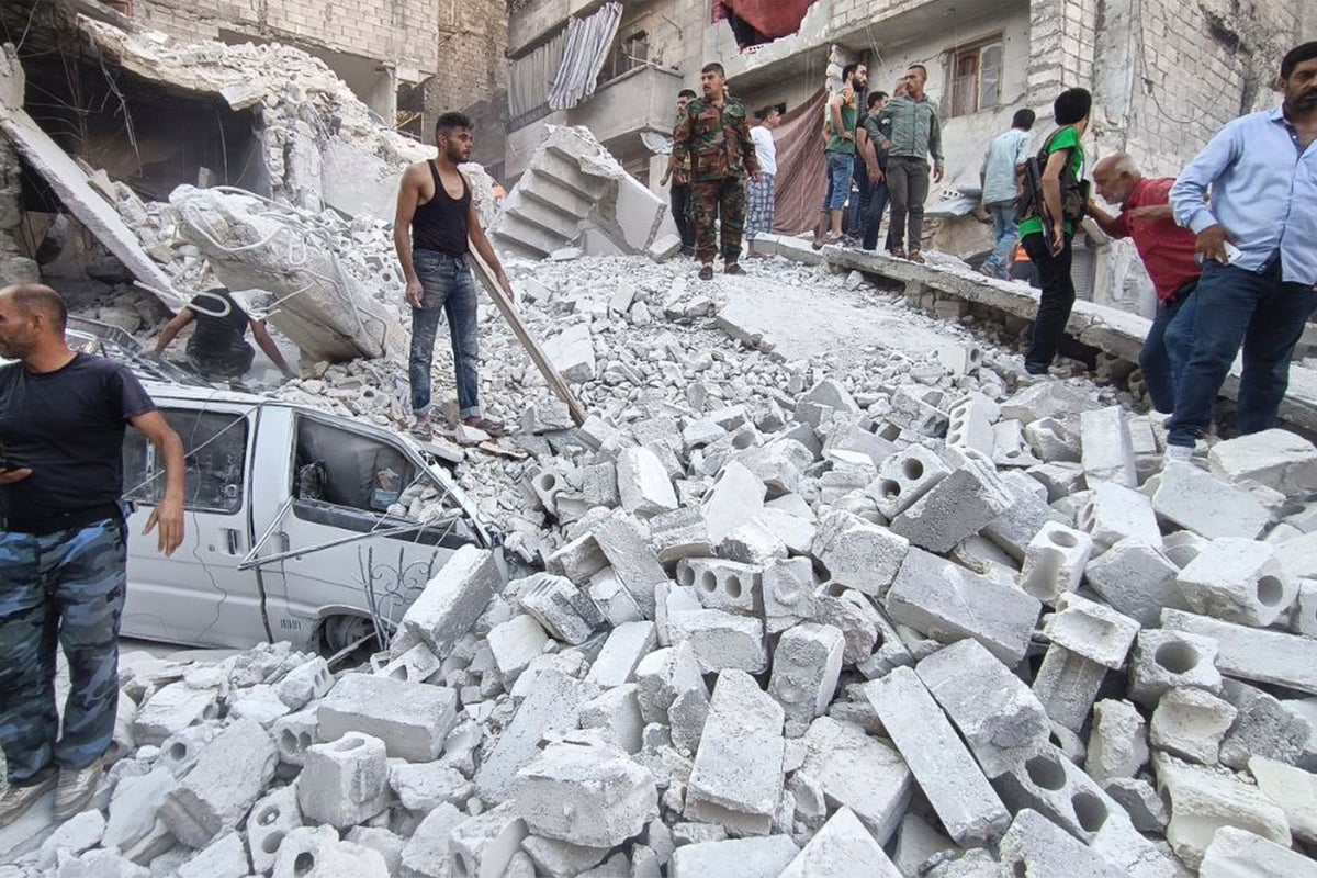 Report: Building collapses in north Syria, killing 11 people | The ...
