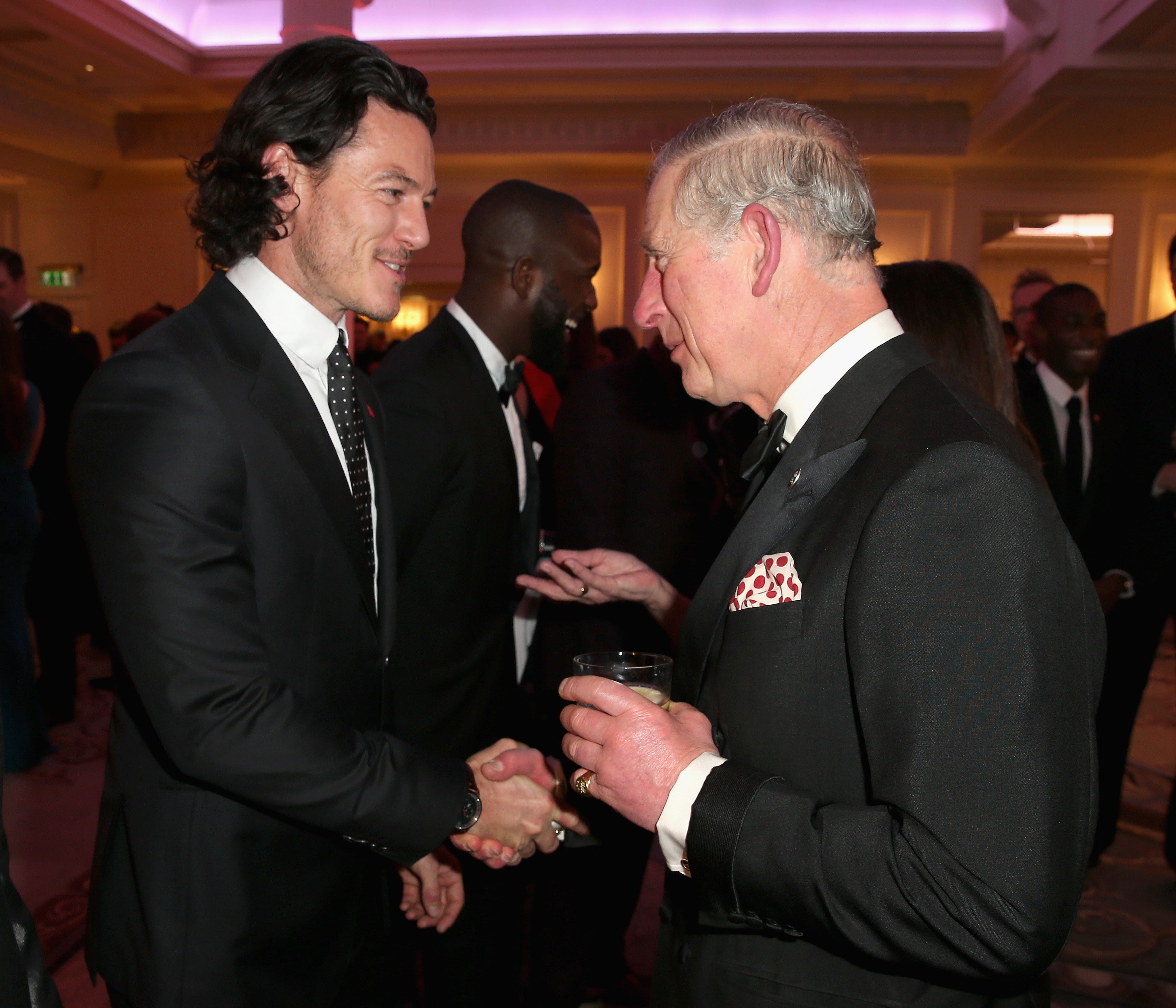 Luke Evans says the King ‘makes you feel that you deserve to be there ...