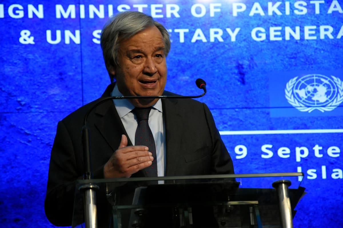 UN chief and Russia's Putin discuss war in Ukraine | The Independent