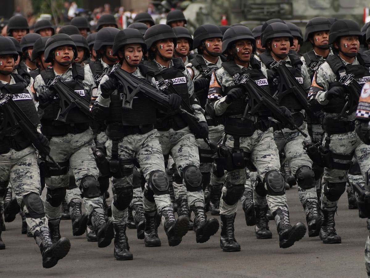 Mexico's military on display in independence celebrations | The Independent