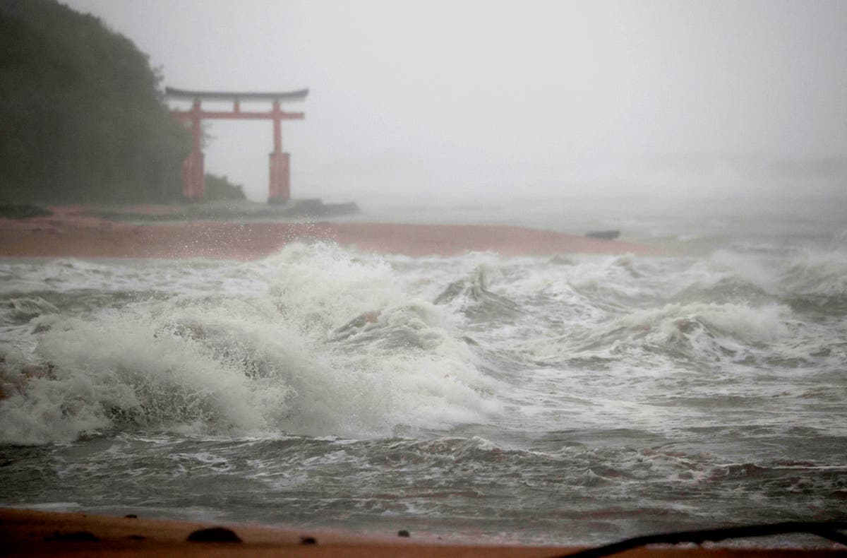 Powerful typhoon pounds southern Japan; thousands evacuated | The ...