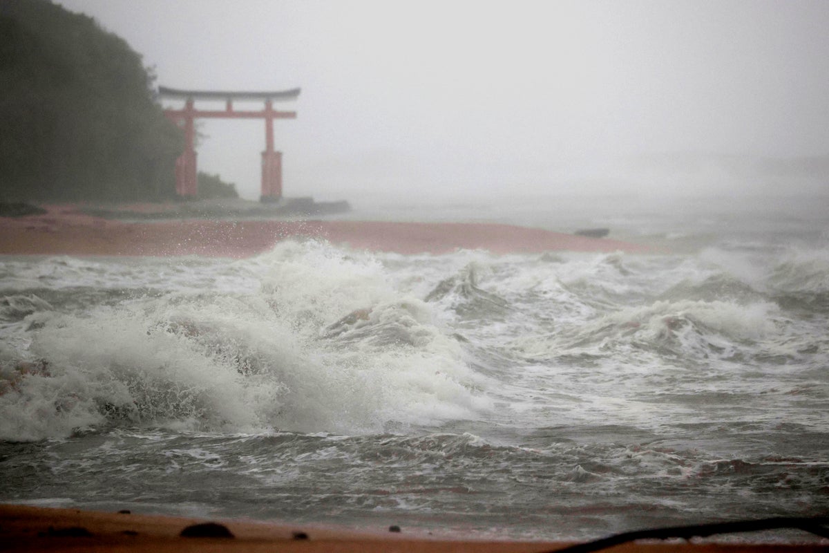 Powerful typhoon pounds southern Japan; thousands evacuated | The ...