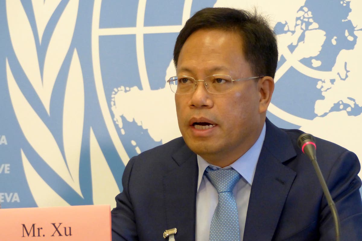China envoy vows 'fight' over alleged Xinjiang rights abuses | The Independent