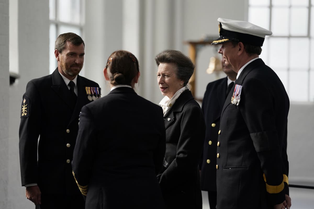 Anne meets members of armed forces to offer thanks for roles in Queen’s ...