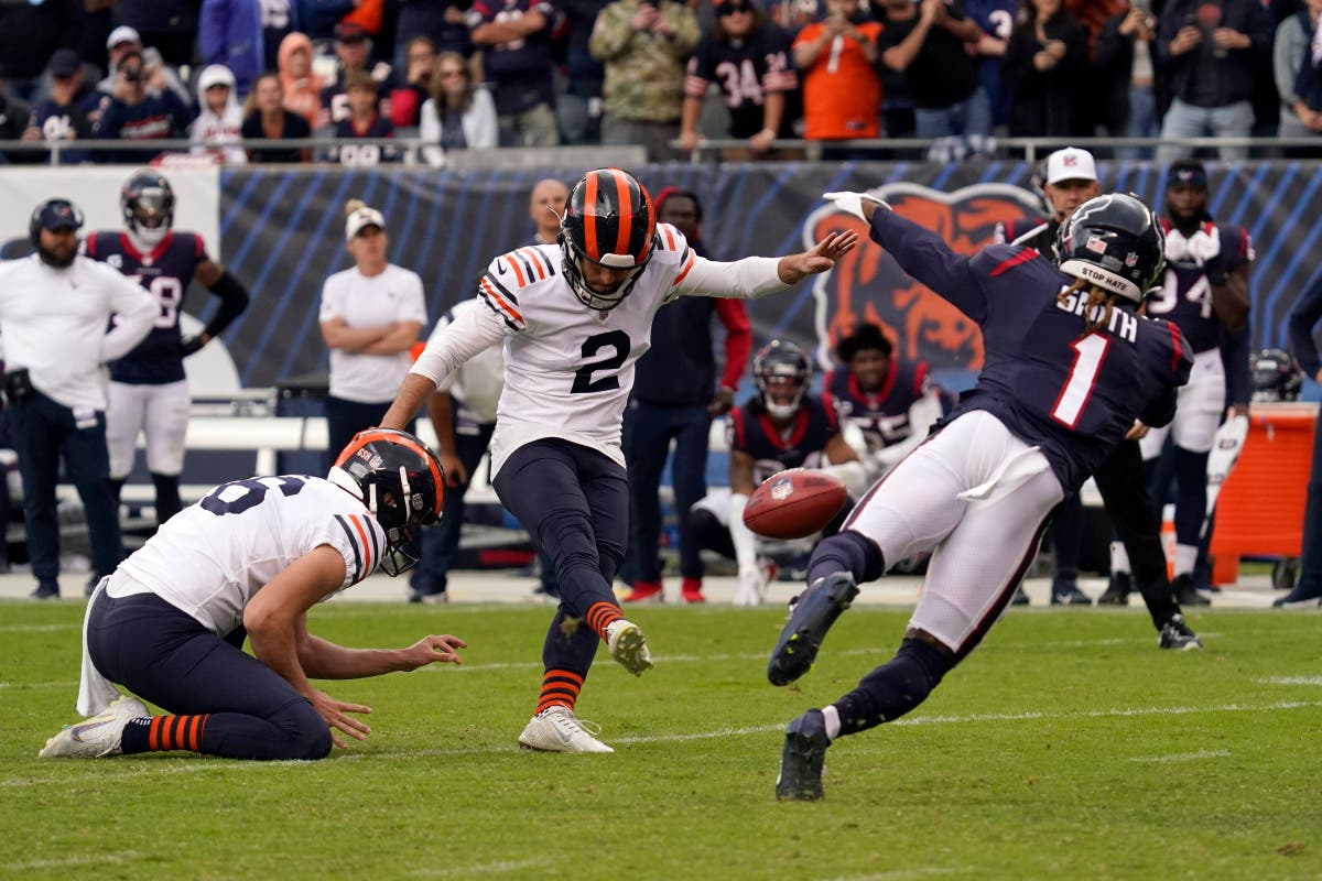 Santos define por Bears en triunfo de 23-20 sobre Texans | Independent ...