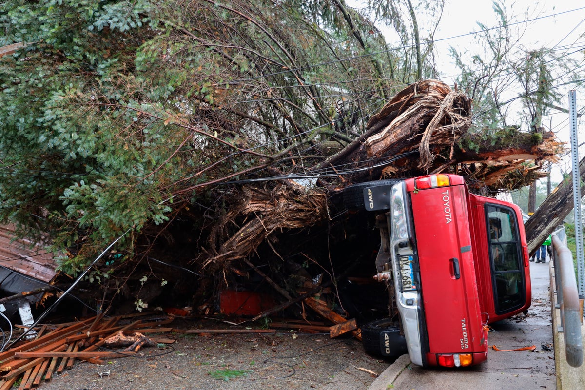 Alaska landslide damages 3 homes, 'squishes' pickup | The Independent