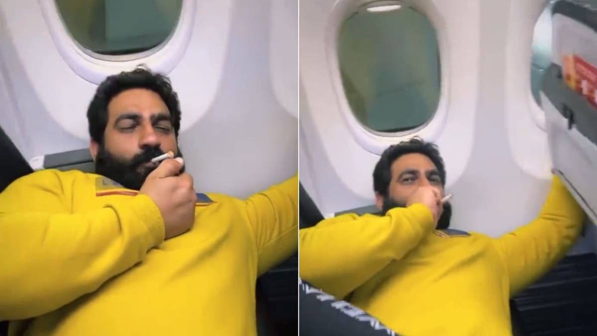 Indian Instagram influencer who shot video of smoking inside aircraft ...