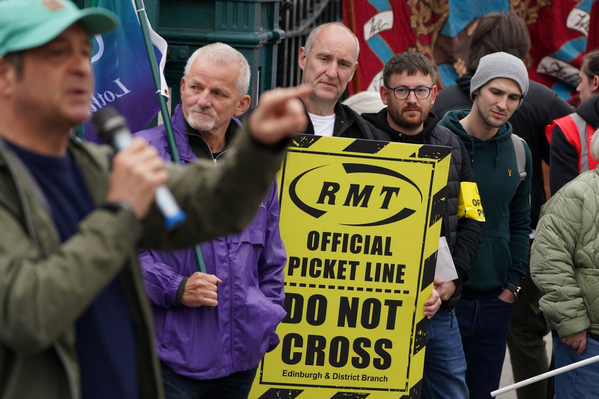 Worst rail disruption of year as train workers walk out in pay dispute ...