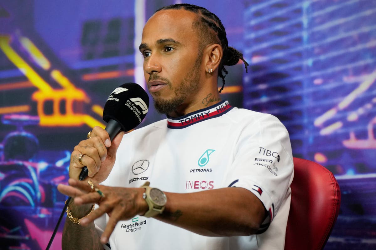Lewis Hamilton explains his use of nose stud in Singapore | The Independent