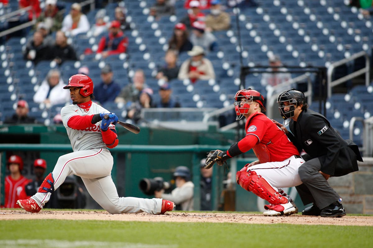Filis superan 8-1 a Nacionales en juego acortado por lluvia ...
