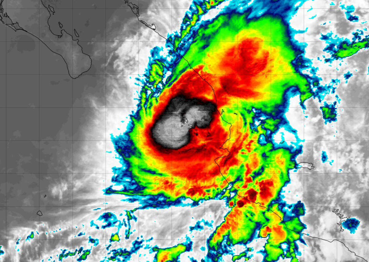 Huracán Orlene toca tierra en el sureste de México y este es el posible ...