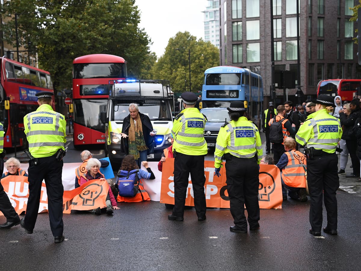 Just Stop Oil Demonstrators Blocking Roads Clash With Drivers On 13th