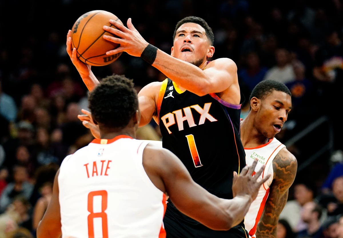 Con 30 puntos de Booker, Suns superan 124-109 a Rockets | Independent ...