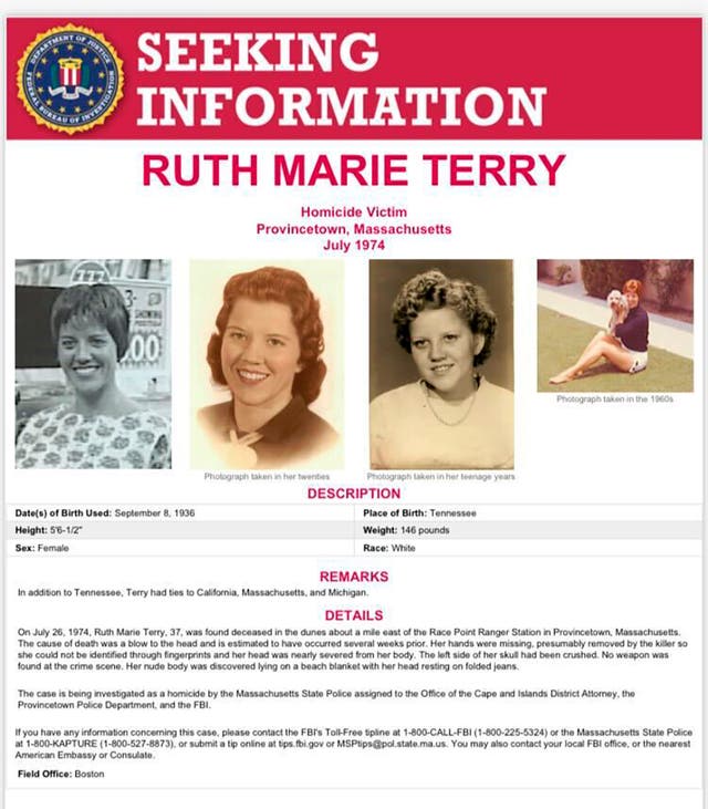 ‘Lady of the Dunes’ killer identified after nearly 50 years | The ...