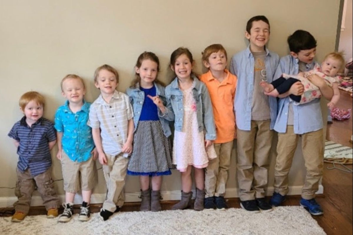‘It can be chaotic,’ admits woman who had eight children in nine years ...