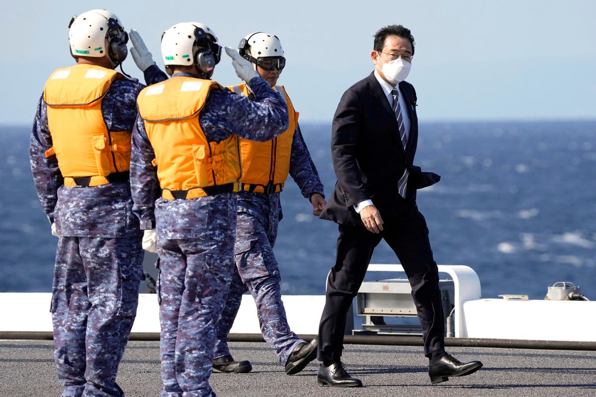 Japan PM vows to strengthen military at int'l naval review | The ...