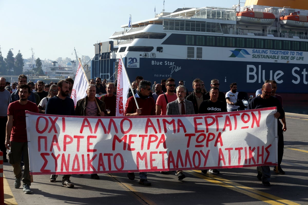 Greece comes to standstill as workers stage 24-hour nationwide strike ...