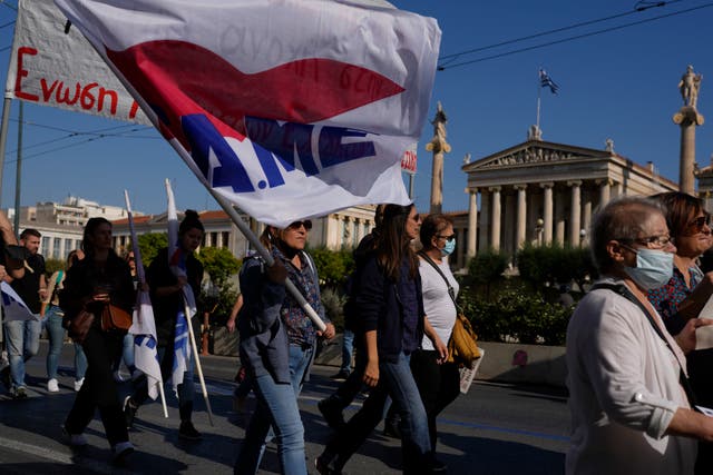 Greece comes to standstill as workers stage 24-hour nationwide strike ...