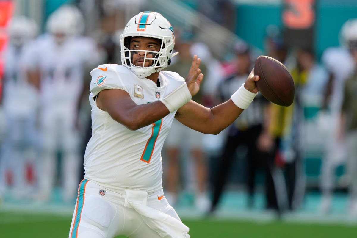 Tua lanza 3 touchdowns en paliza de Dolphins sobre Browns | Independent ...
