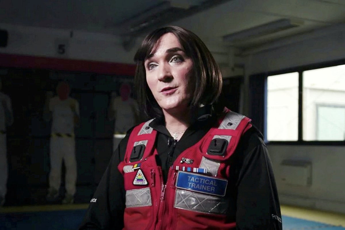 ‘Swimming through a sea of hate’: Transgender police officer breaks ...