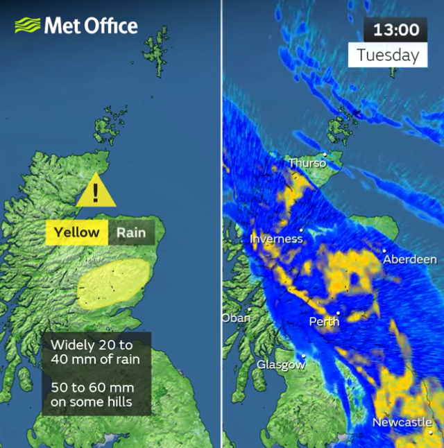UK weather: Flood warning as heavy rain to batter parts of Britain ...