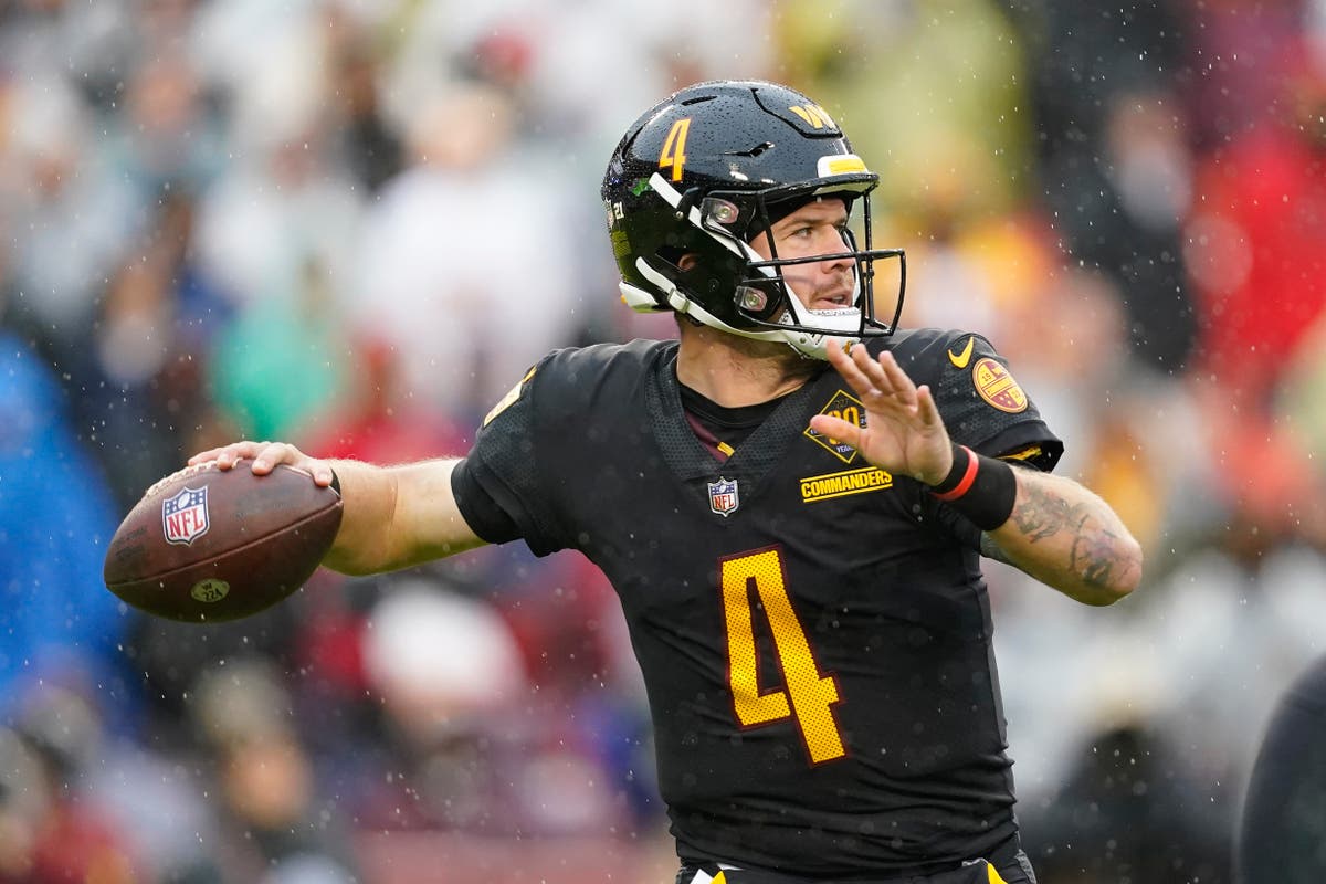 Commanders superan por tierra a Falcons en tarde lluviosa | Independent ...