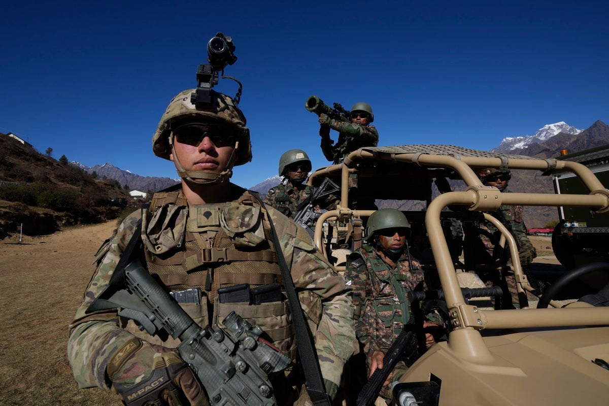India, US armies hold exercises close to China border | The Independent