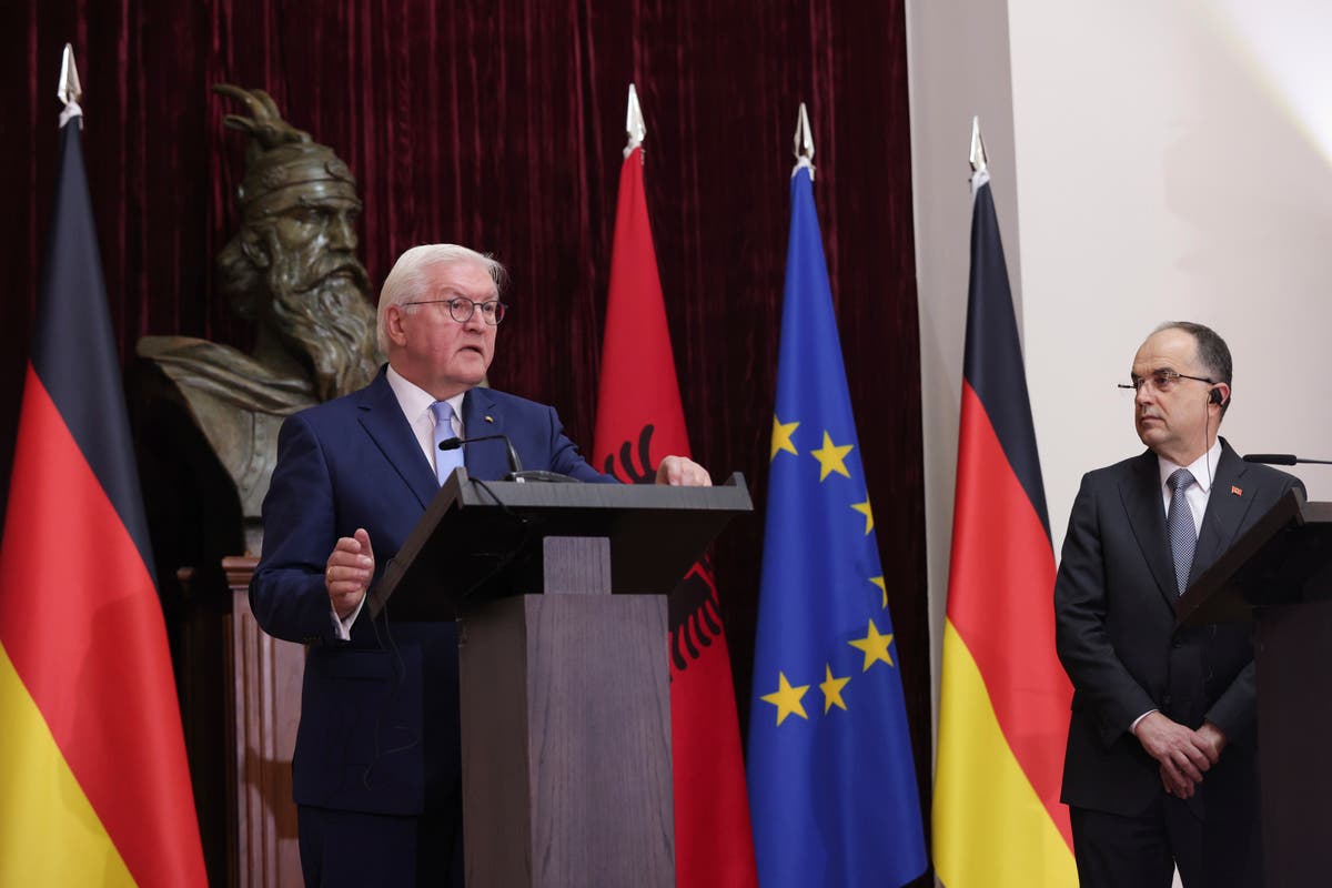 German president hails Albania's pro-European stand | The Independent