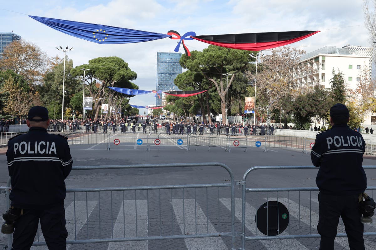 Albanian opposition leader attacked during anti-govt protest | The ...