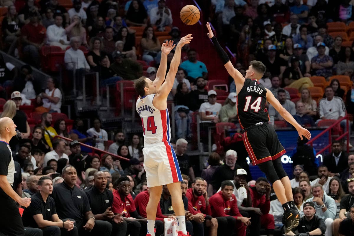 Pistons despiertan en la segunda parte y superan al Heat | Independent ...