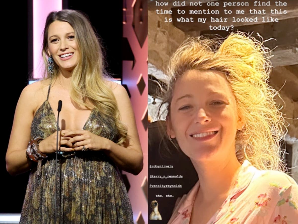 Blake Lively jokes ‘not one person’ saved her from bad hair day in ...